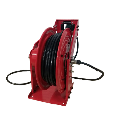 Wall mounted extension cord reel | Retractable cable reel ASSC370D ...