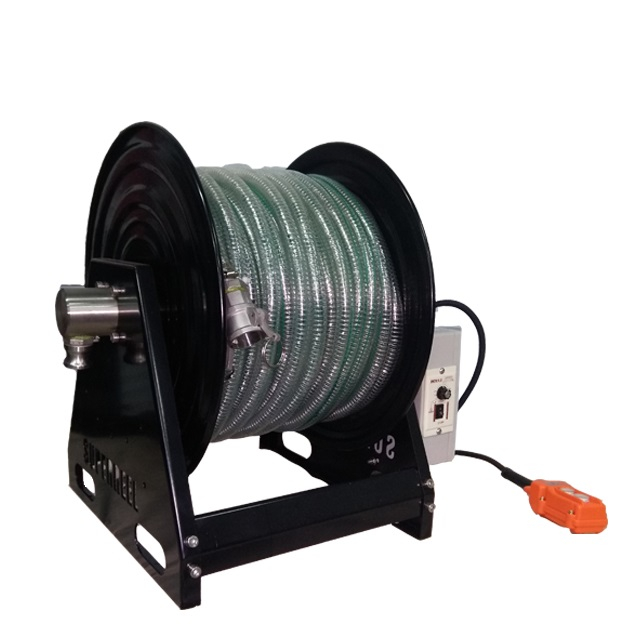 Vacuum hose reel | Electric rewind hose reel AESH500D - SUPERREEL