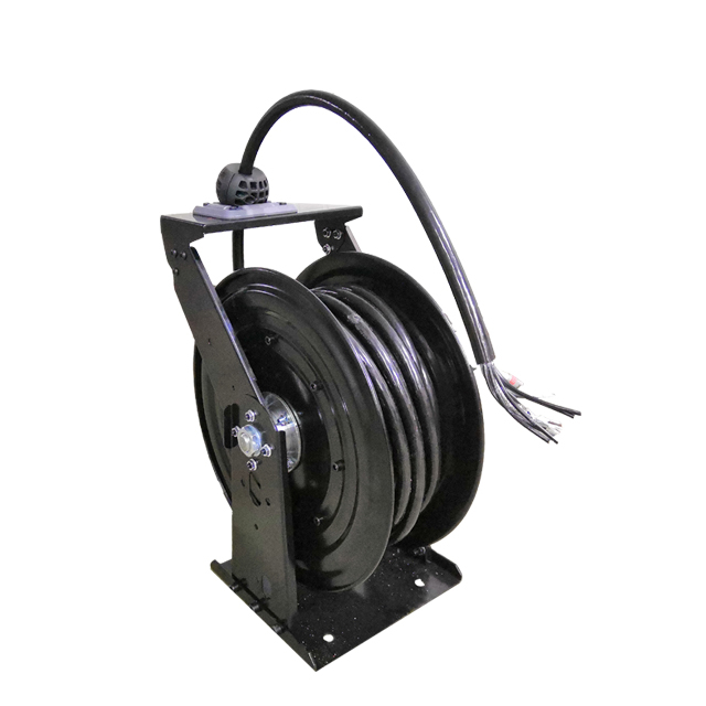 Ethernet cable reel | Retractable power BOOM reel ESSC370D - SUPERREEL